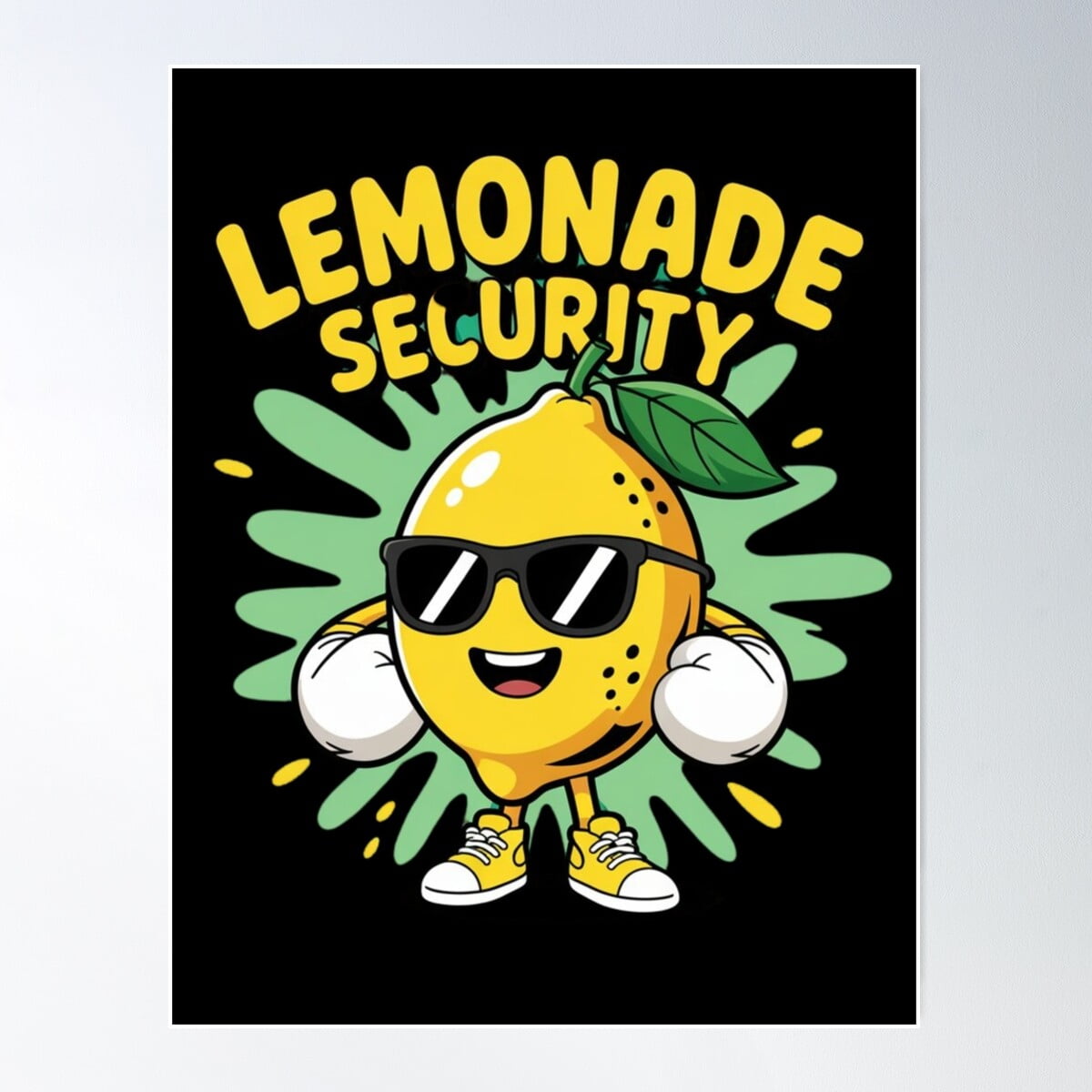 Listen To The Lemon Devil – Bold, Fun & Basic Citrus-Inspired Poster ...