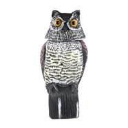 Falcon Decoy Bird Repellent Predator Flashy Reflective Eyes Owl Decoy ...