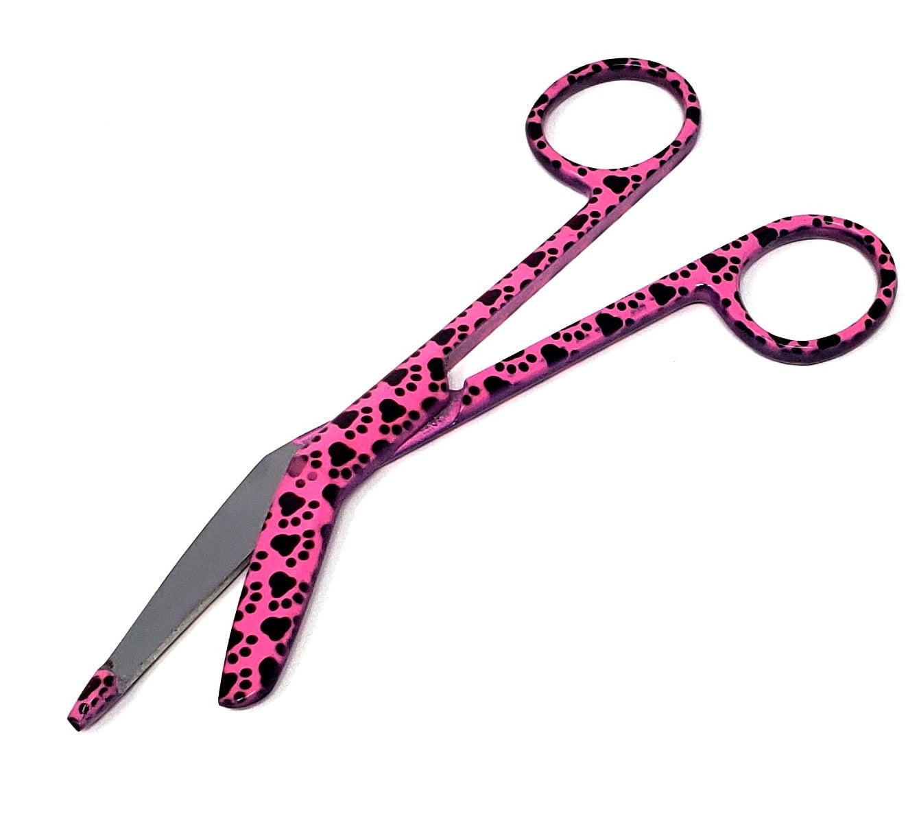 Lister Bandage Scissors 5.5" Stainless Steel for Nurses with Pink Paws ...