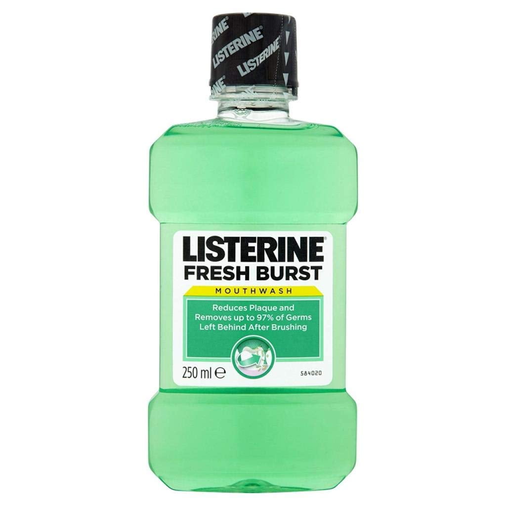 Listerine Antiseptic Mouthwash, Fresh Burst 250 Ml Packaging May Vary ...