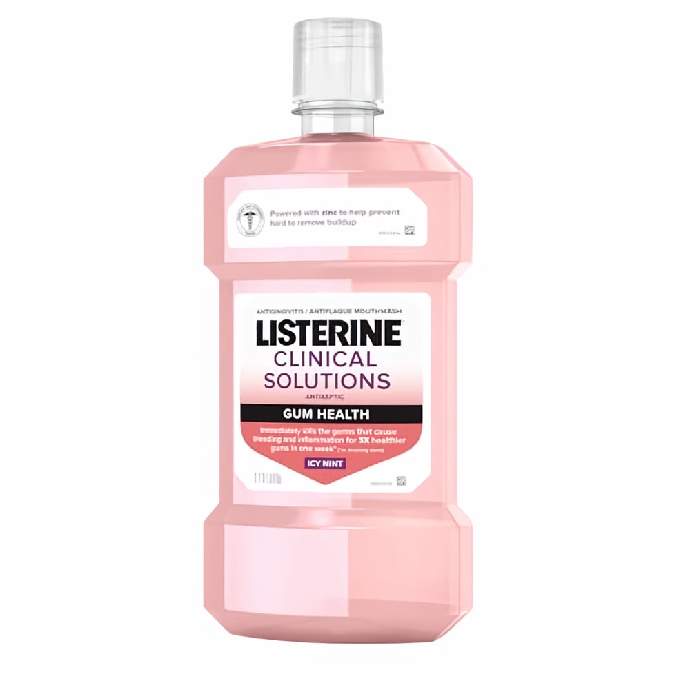 Listerine Clinical Solutions Gum Health Antiseptic Mouthwash (Pack of 4 ...