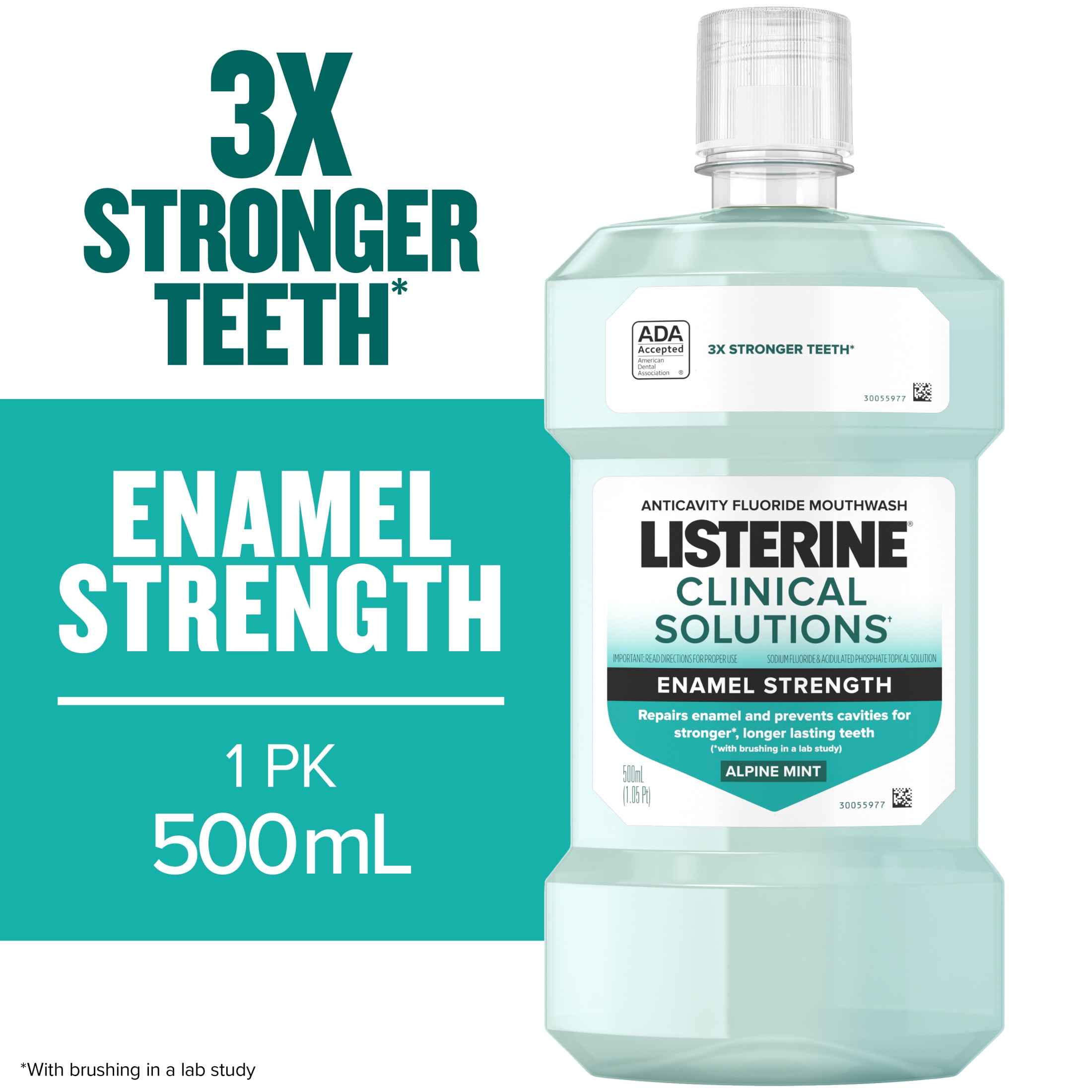 Listerine Clinical Solutions Teeth Strength Anticavity Fluoride ...