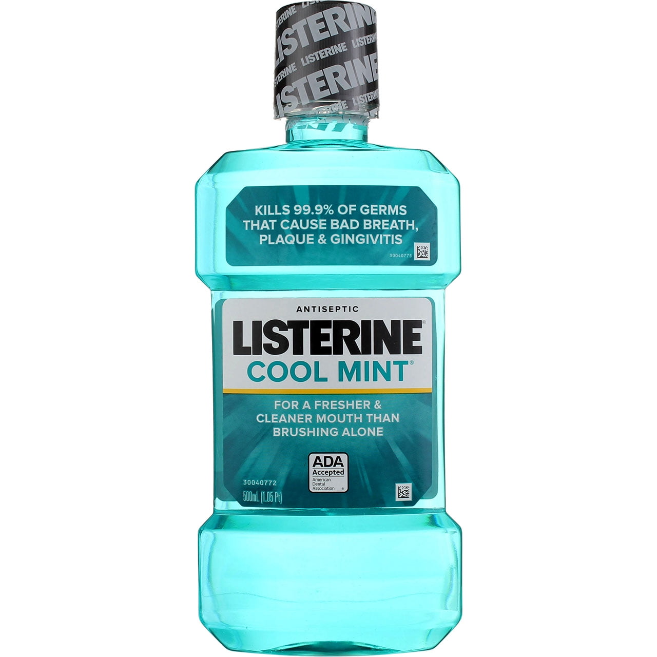 Listerine, Mouthwash, Cool Mint 500 mL, Pack of 2, Refreshing Flavor ...