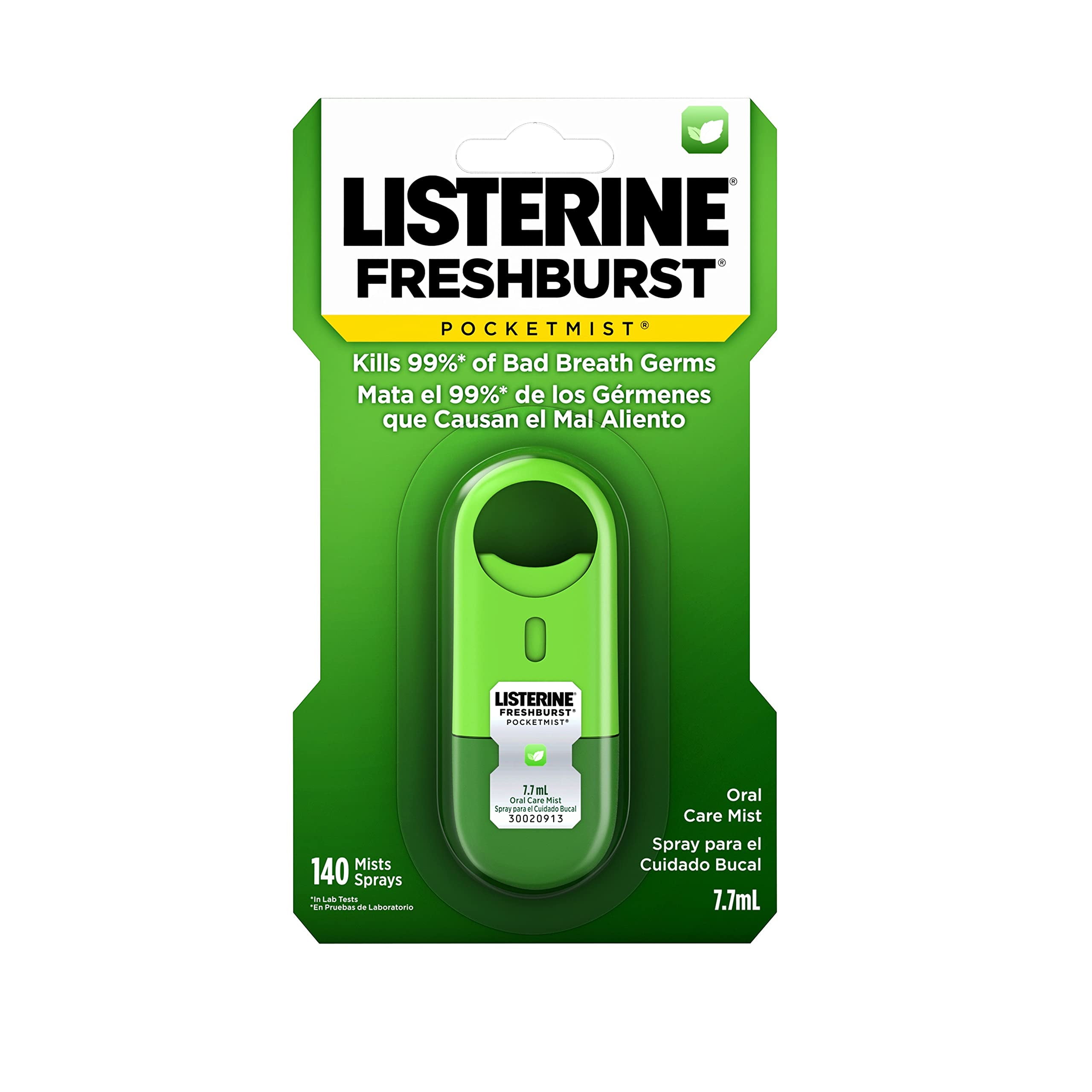 Listerine Freshburst Pocketmist Fresh Breath Spray Mist For Oral Care ...
