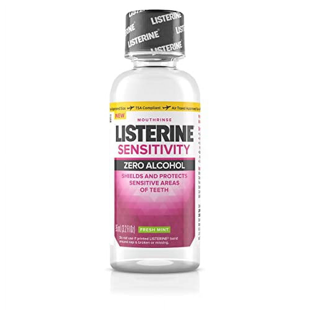 Listerine Sensitivity Mouthwash, 24-HR Tooth Sensitivity Relief ...