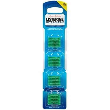 Listerine Ultraclean Dental Floss, Oral Care, Mint, 6 pk of 30 yd each ...