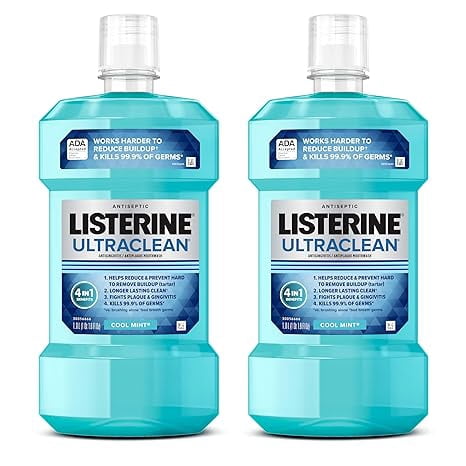 Listerine Ultraclean Oral Care Antiseptic Mouthwash Everfresh ...