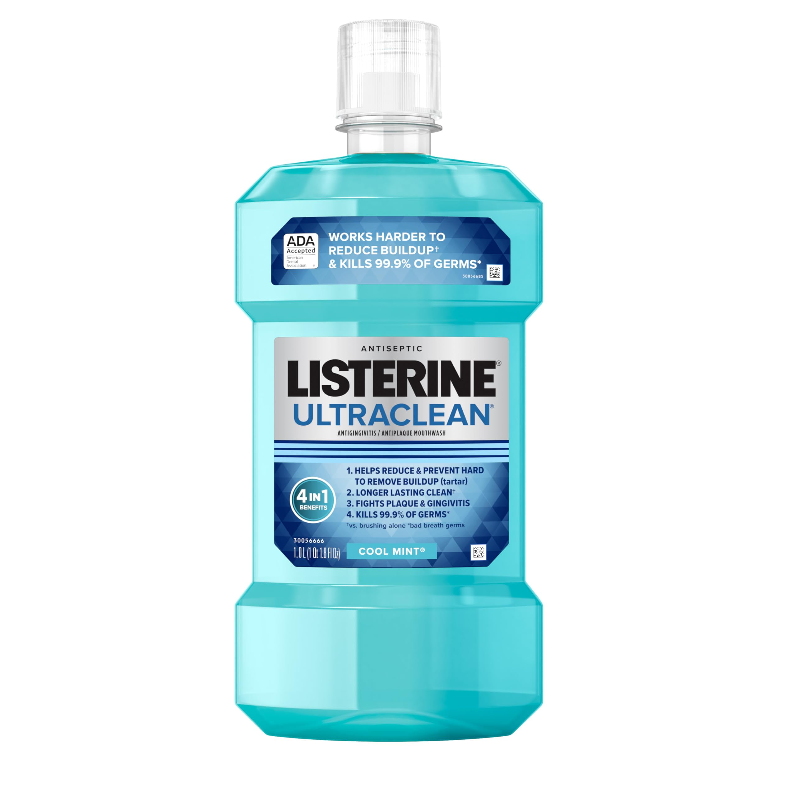 Listerine Ultraclean Oral Care STF9 Antiseptic Mouthwash, Everfresh ...