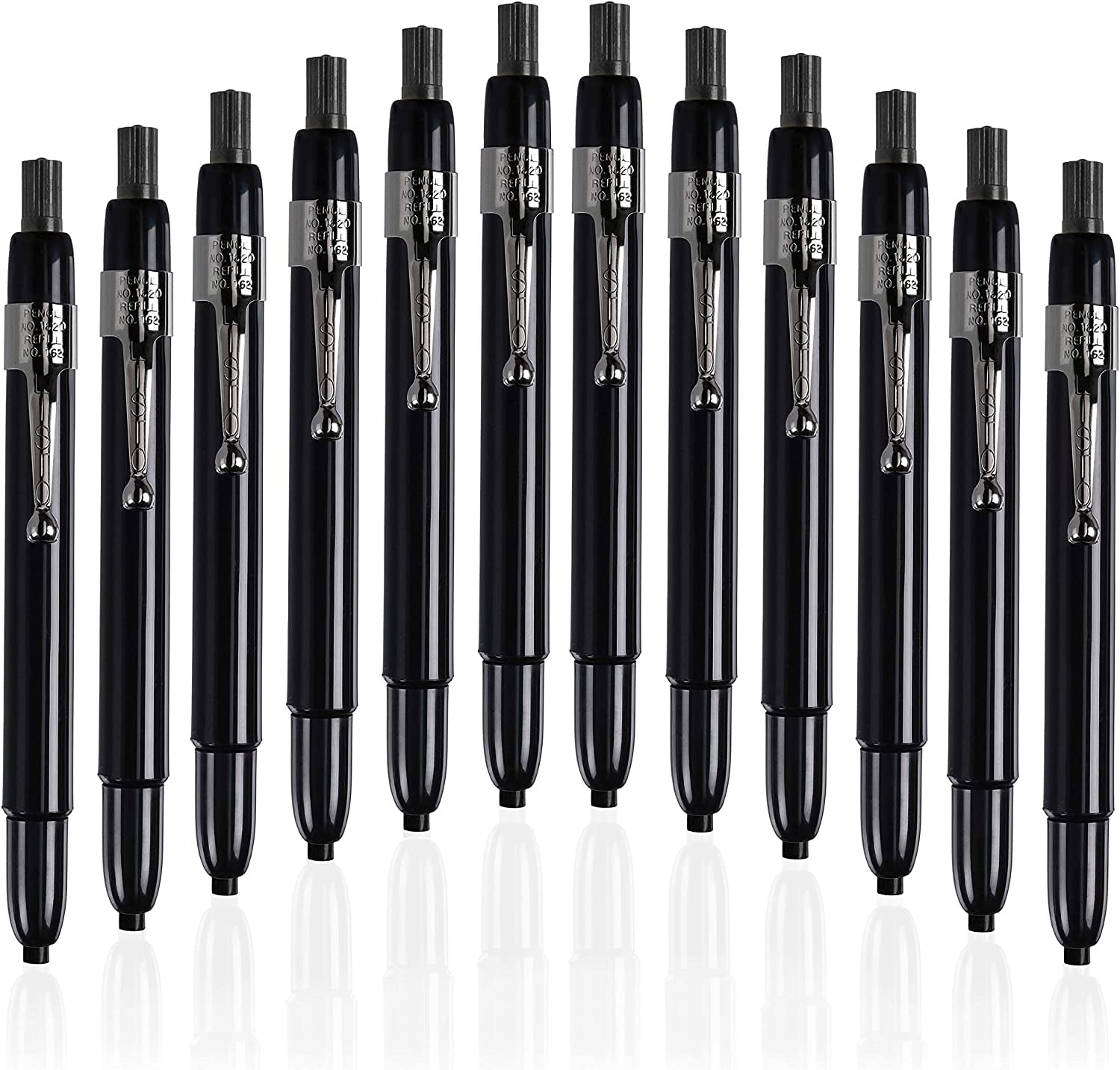Listo 1620 - Box of 12 - BLACK COLOR - China Markers/Grease Pencils ...