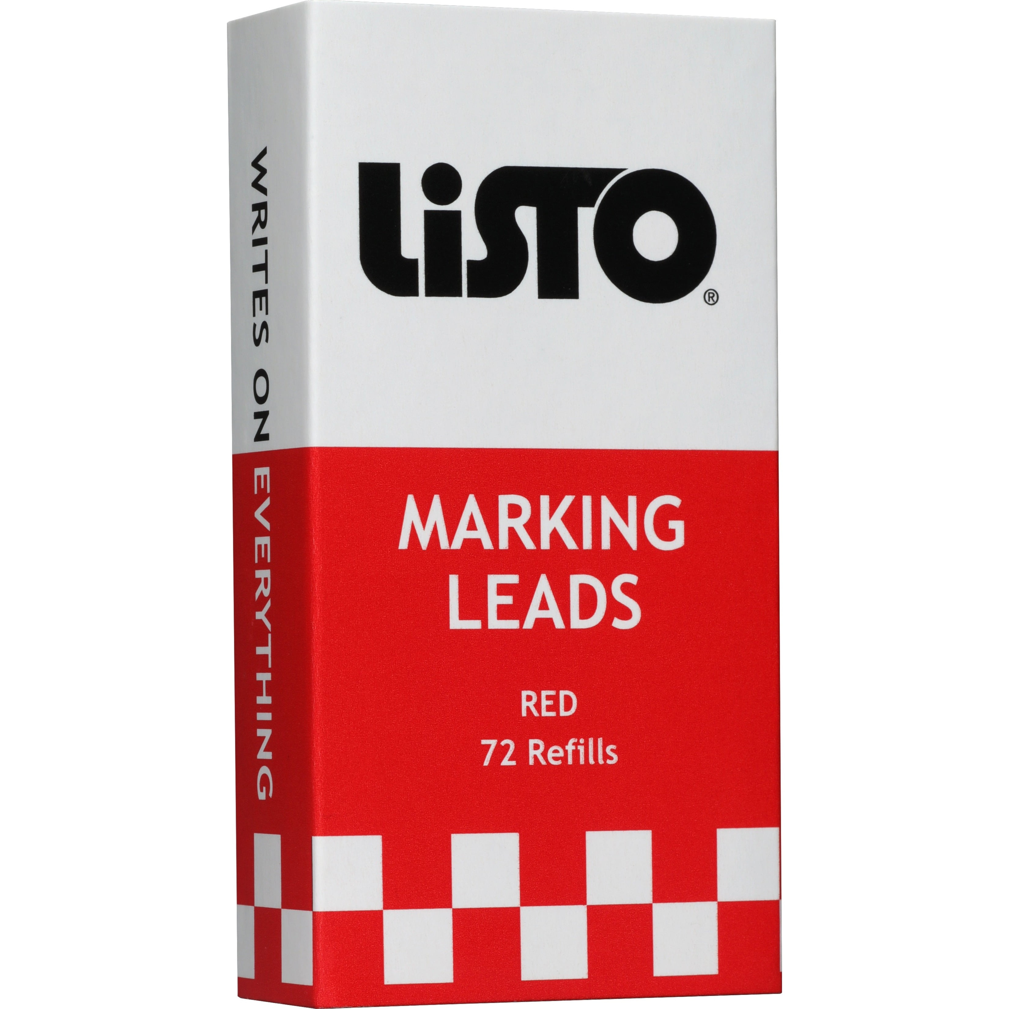 Listo Marking Pencil Refills Red - 72 / Box - Walmart.com