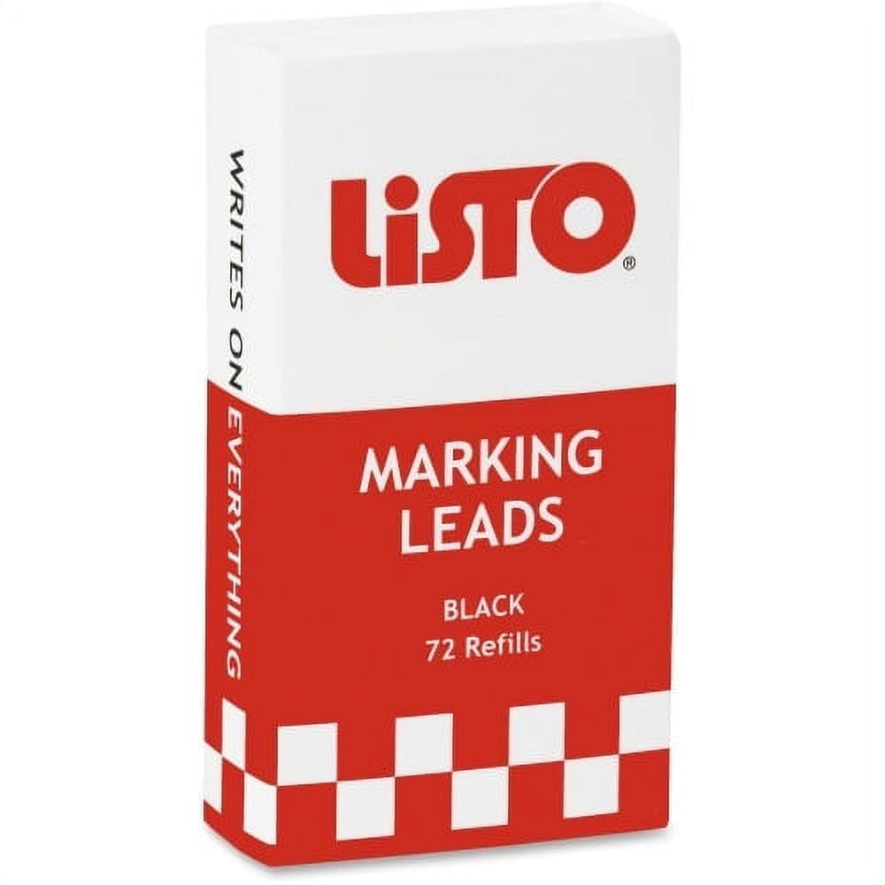 Listo Marking Pencil Refills Red - 72 / Box - Walmart.com