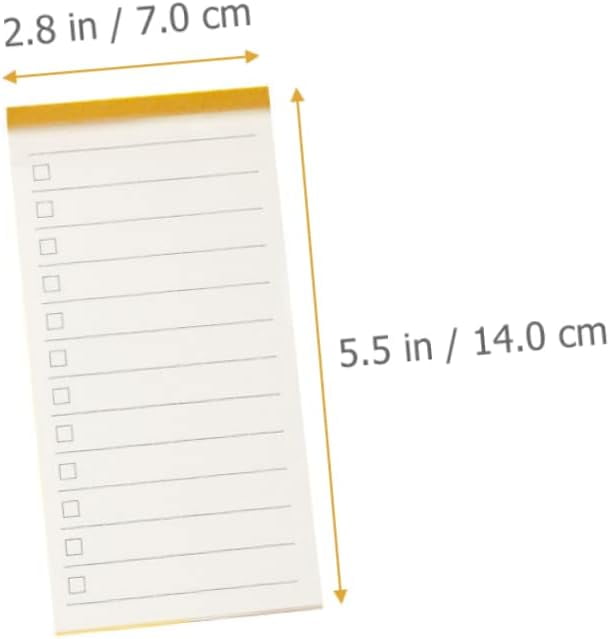 Lists 18 Pcs Daily Planner Checklist Notepad Memo Notepads Check List ...