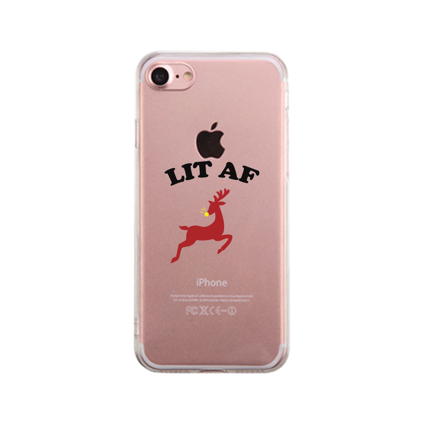 Lit Af Clear Phone Case - Walmart Business Supplies