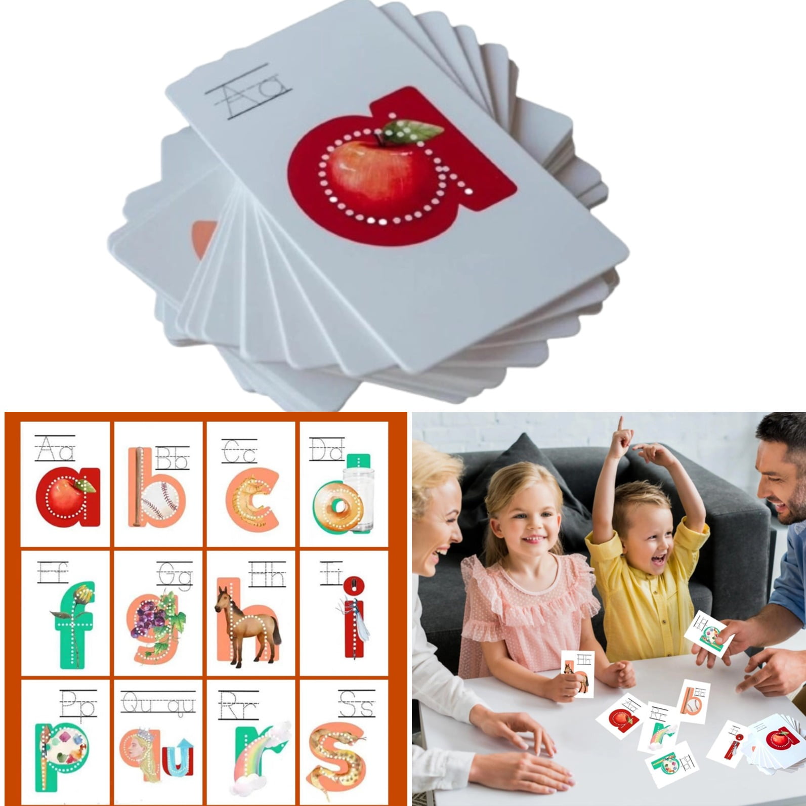 Lit Letters,Lit Letters Flash Cards,Alphabet Flash Cards,Early Learning ...