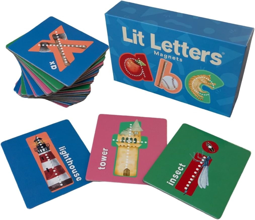 Lit Letters Magnets for Preschoolers Official Lit to Lead Product ...