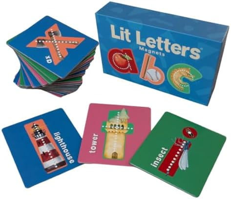 Lit Letters Magnets for Preschoolers Official Product | Learn Letter ...