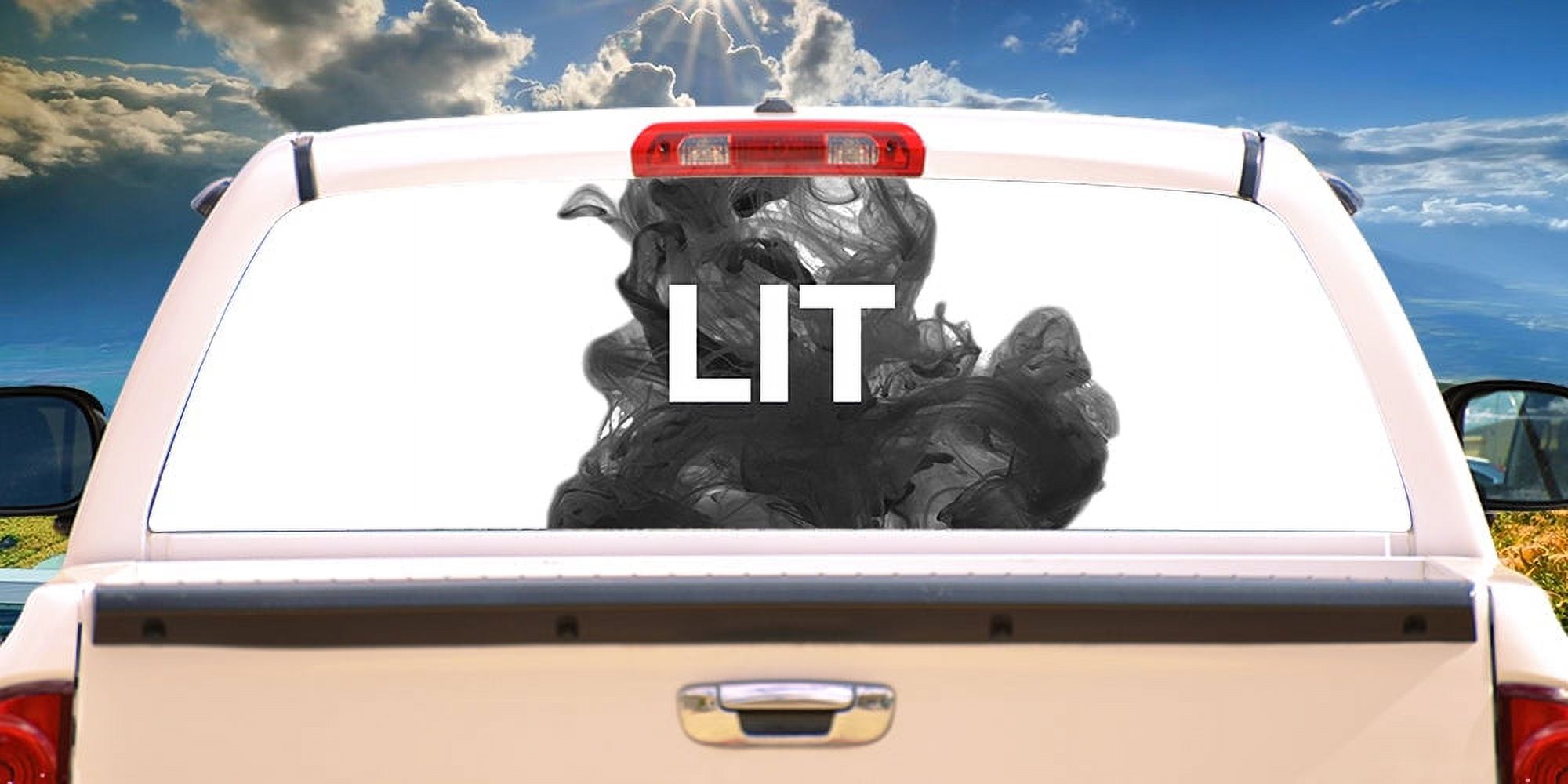 Lit Rear Window Graphic | HD Truck & Car Back Window Graphic ...