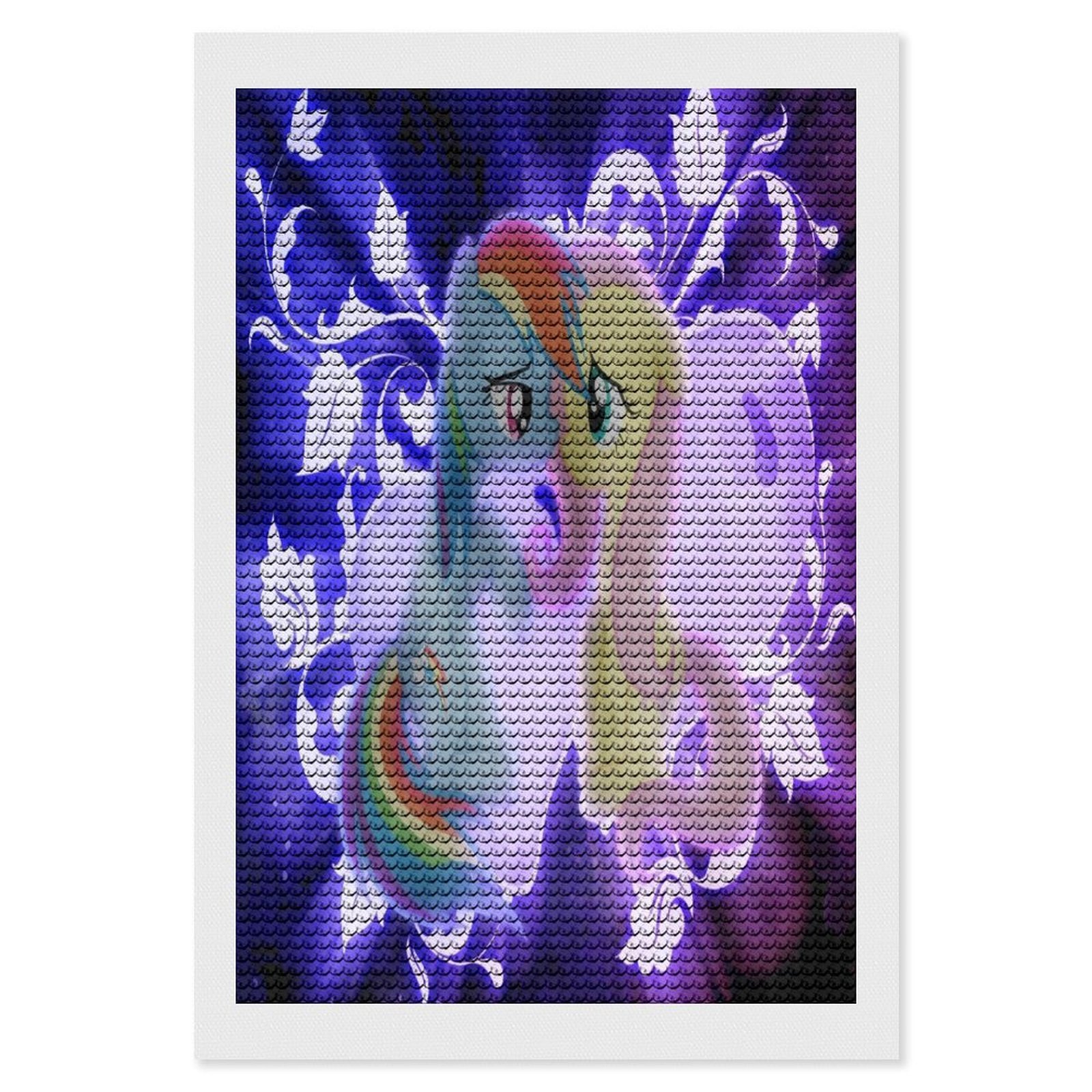 My Lit-tle Pony Diamond Art Kits DIY 5D Anime Painting by Number Kits ...