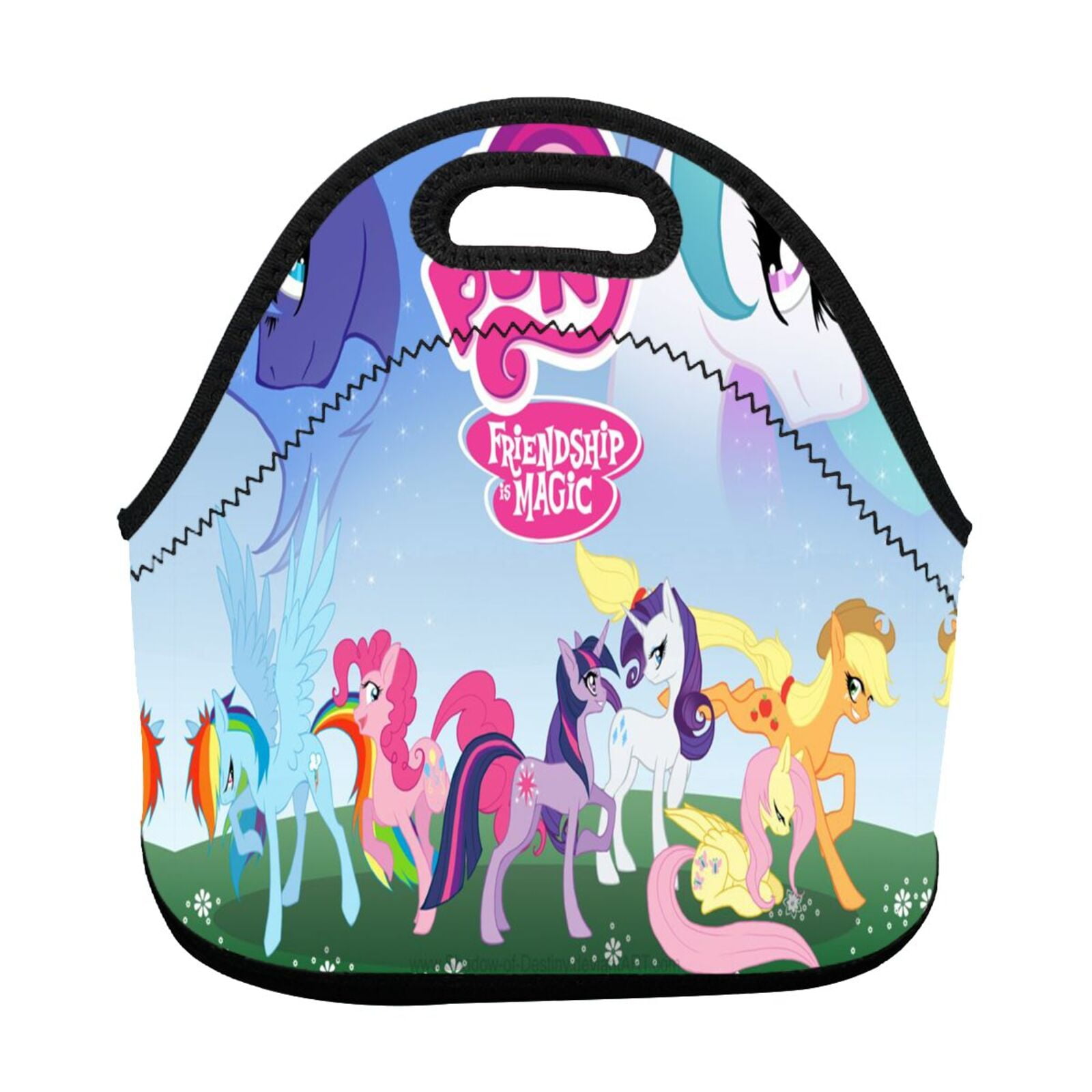 My Lit-tle Pony Neoprene Insutated Lunch Bag Cute Cartoon Lunch Box ...