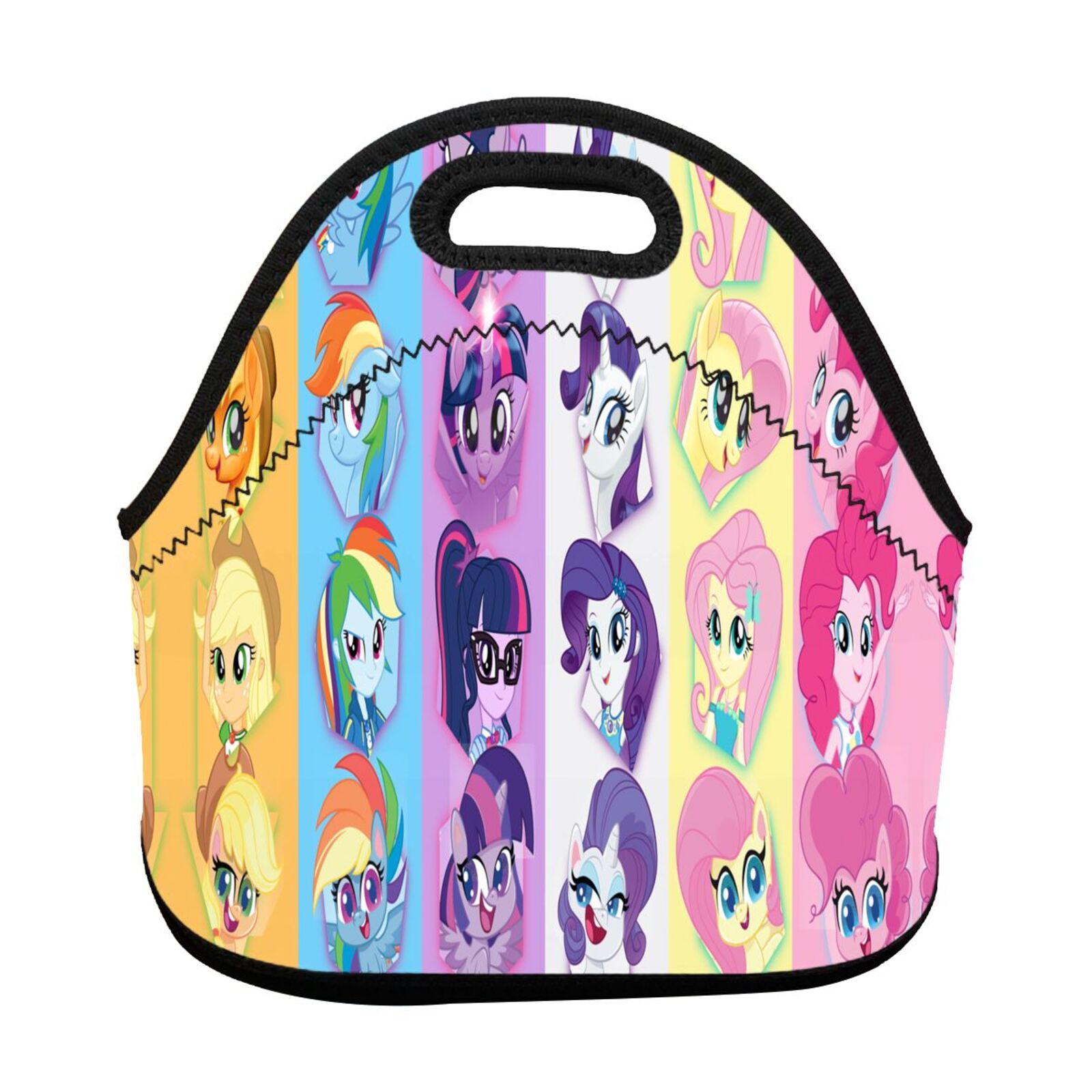 My Lit-tle Pony Neoprene Insutated Lunch Bag Cute Cartoon Lunch Box ...