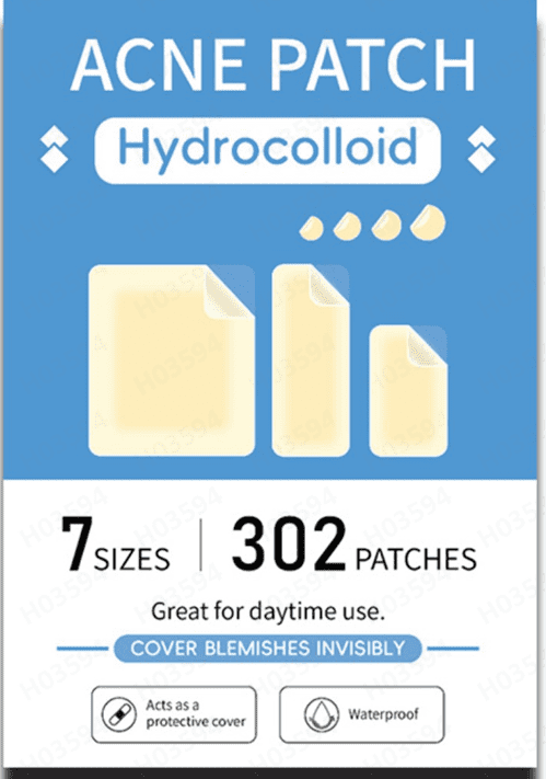 LitBear Pimple Patch Bulk,302 Patches 7 Size Acne Patches for Face ...