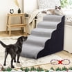 Majestic Pet Portable Suede Pet Stairs Soft Sherpa Foam Step Steps for ...