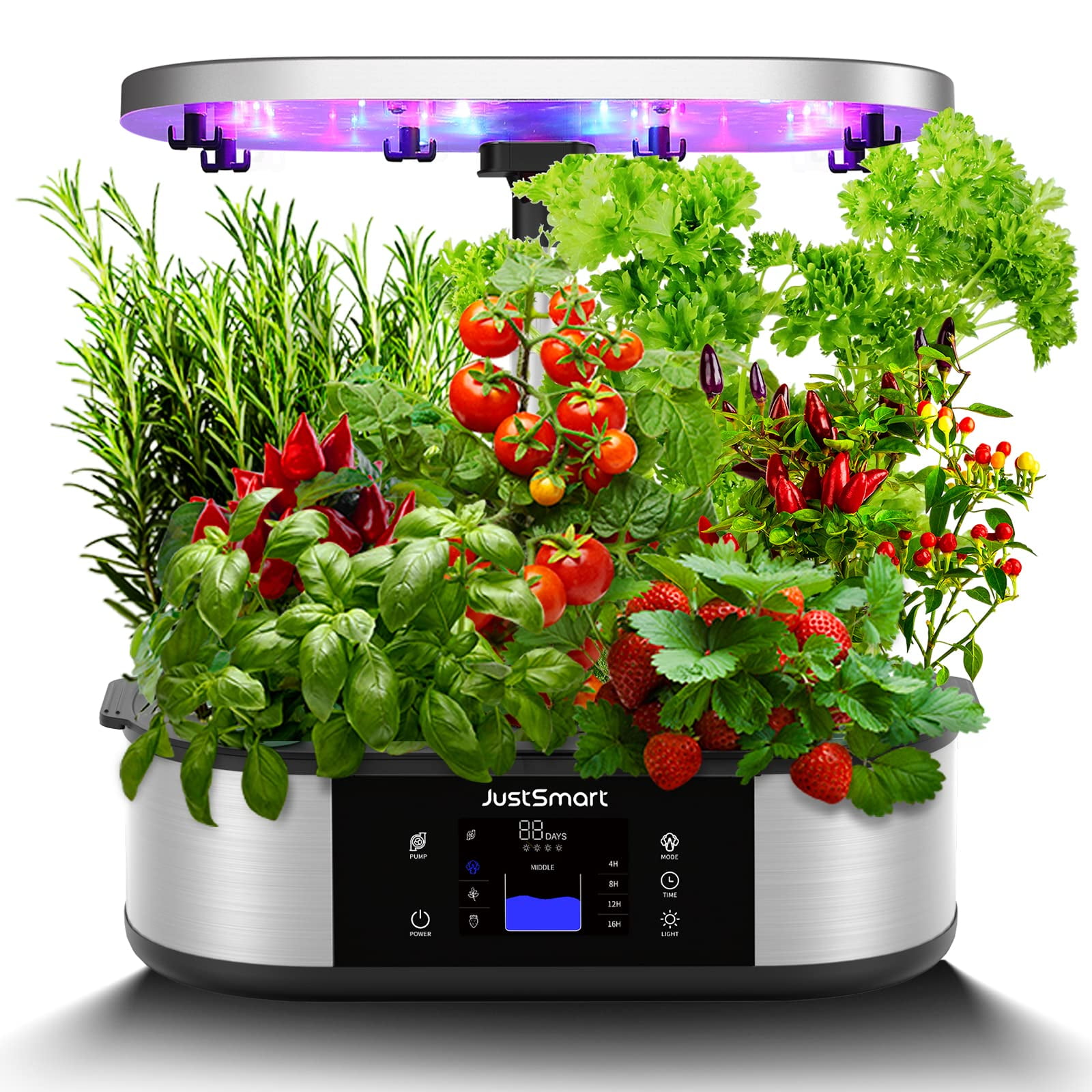 Litake 12 Pods Smart Hydroponics Growing System Indoor with 3 Planting ...