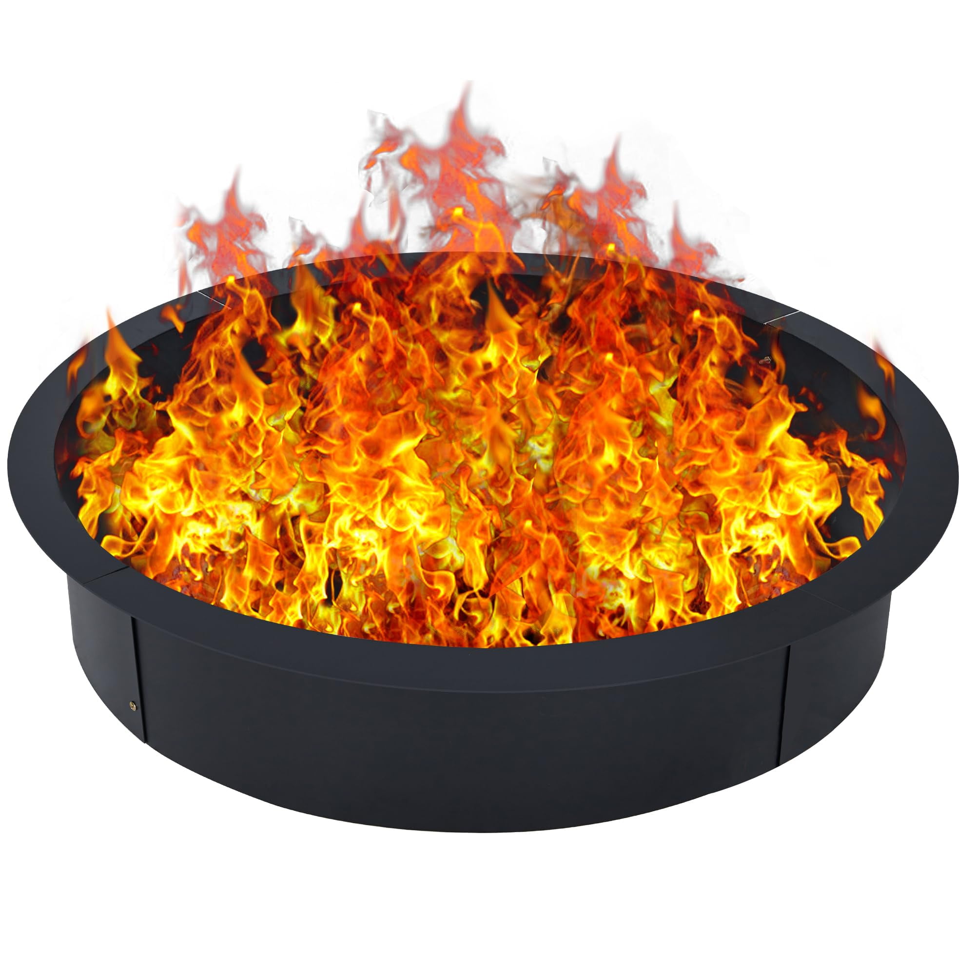 Litake 30 inch Inner Fire Pit Ring, Outdoor 2.5MM Steel Firepit Ring 36 ...