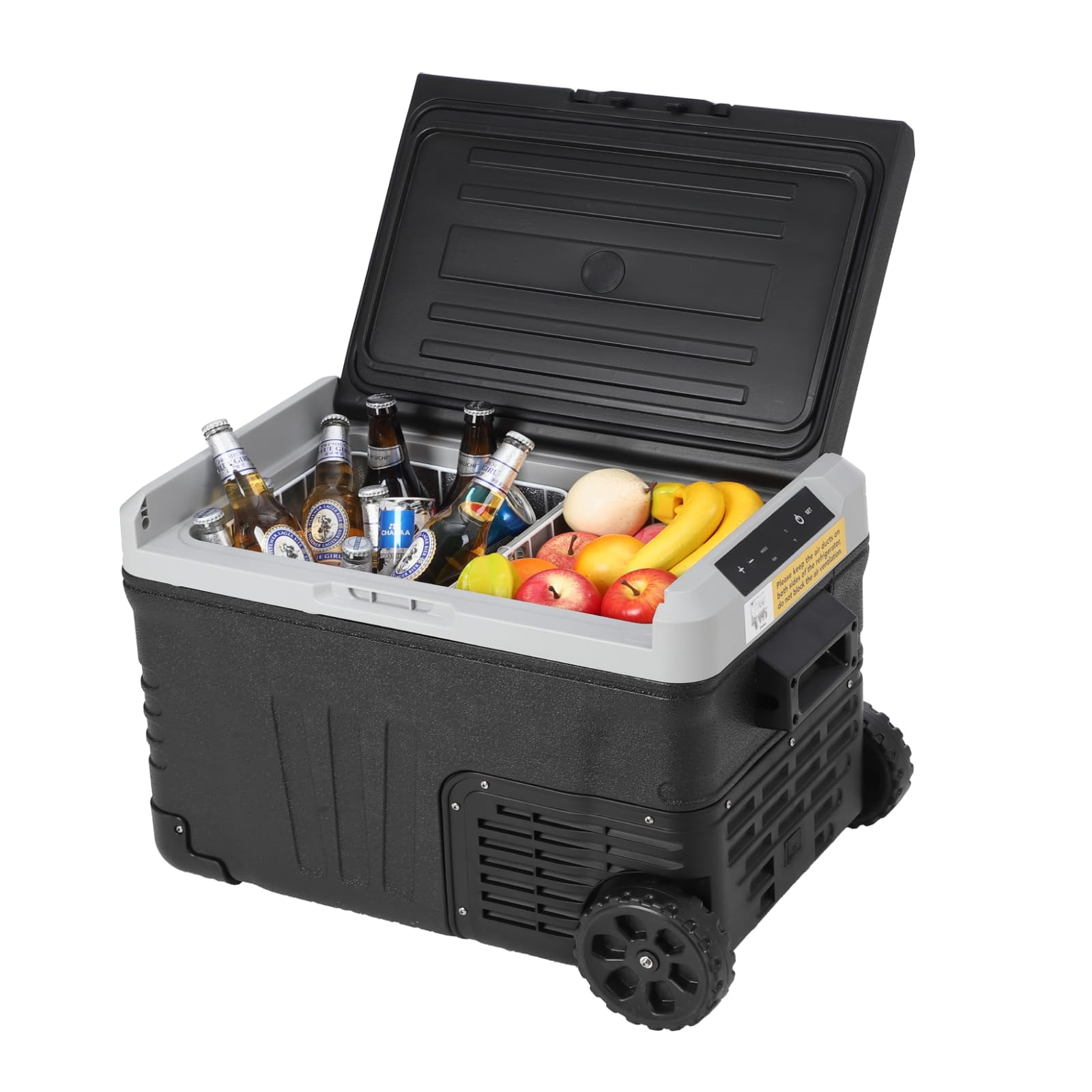 Litake Dual Zone Portable Refrigerator, 37 Quart (35L) Electric Cooler ...
