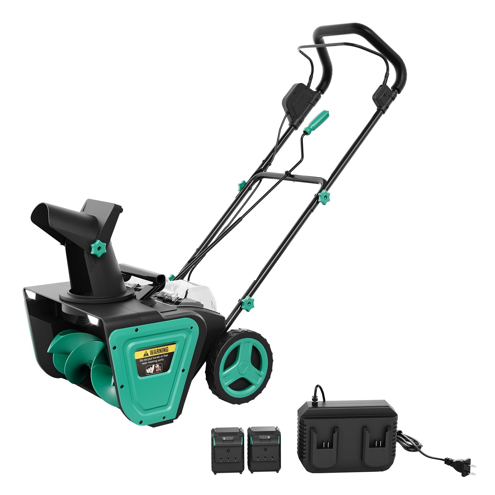 Litake Electric Snow Blower Cordless - Brushless Motor 20" Width, 10 ...