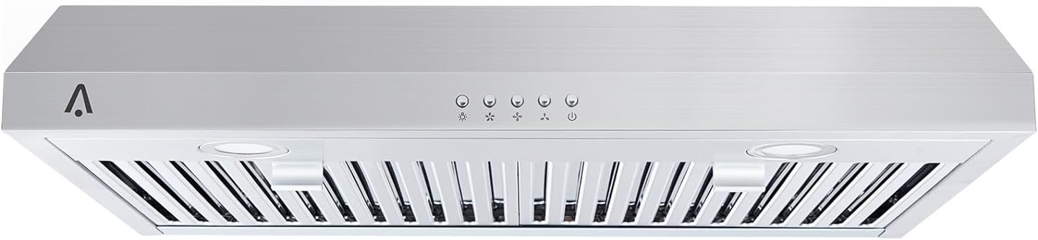 Litake Range Hood 30 Inch, Stainless Steel Under Cabinet Range Hood ...