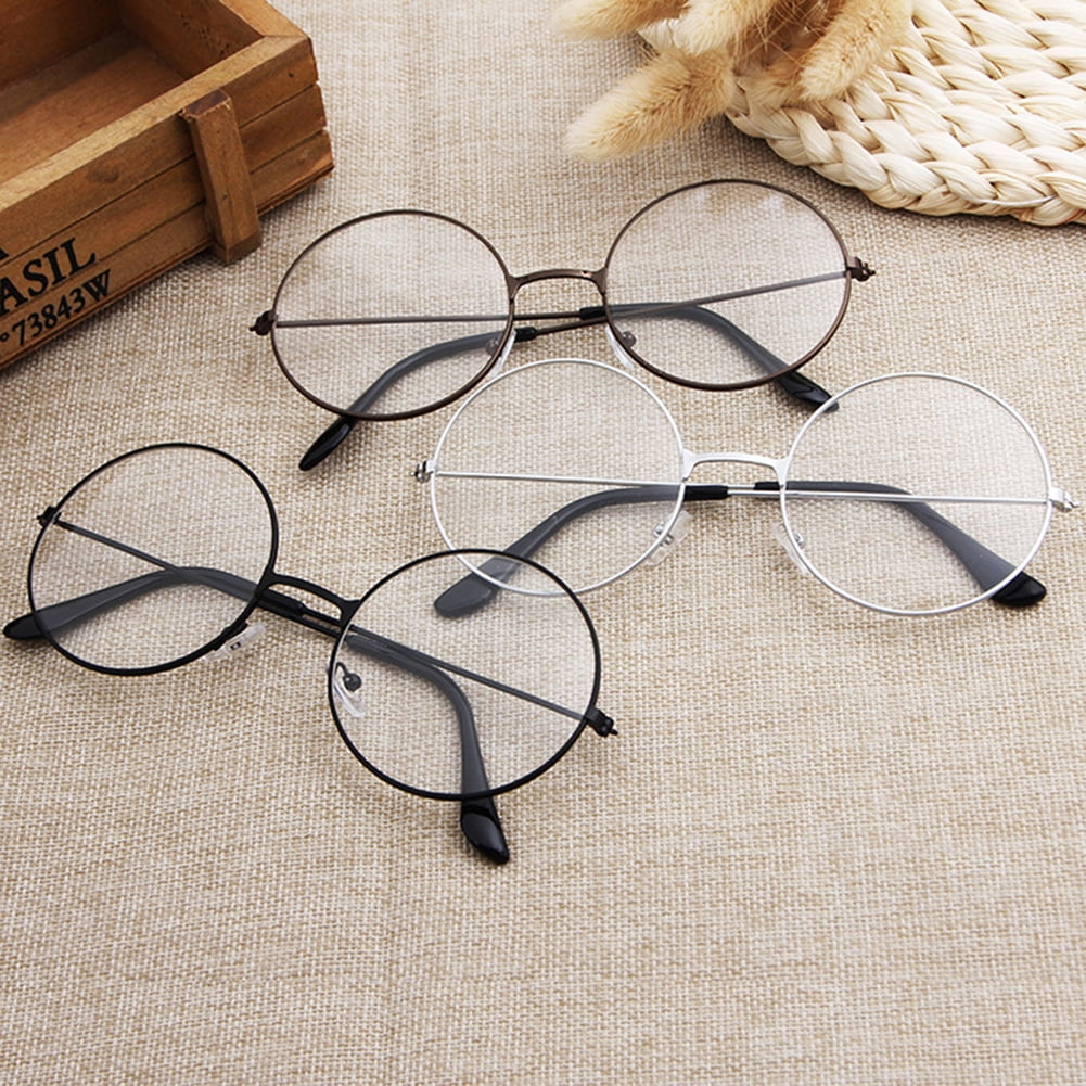 Litake Unisex Round Glasses Frames Glasses with Clear Lens Optical ...