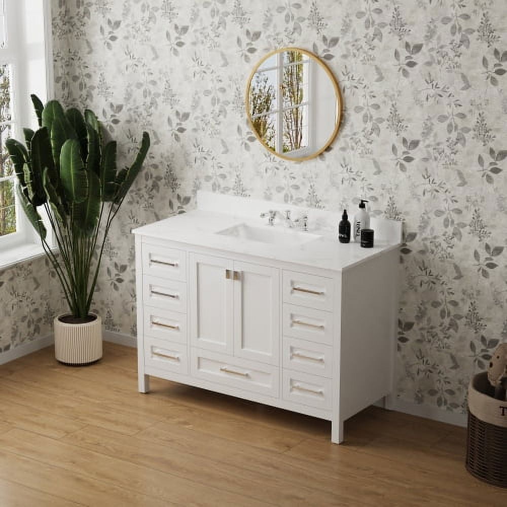 Litake Vanity Sink Combo Mid-Century Bathroom Sink Cabinet Freestanding ...