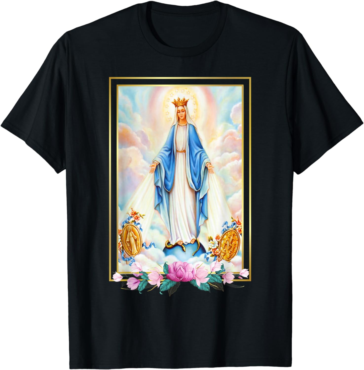Litany of the Blessed Virgin Mary, Mother of Christ Catholic T-Shirt ...
