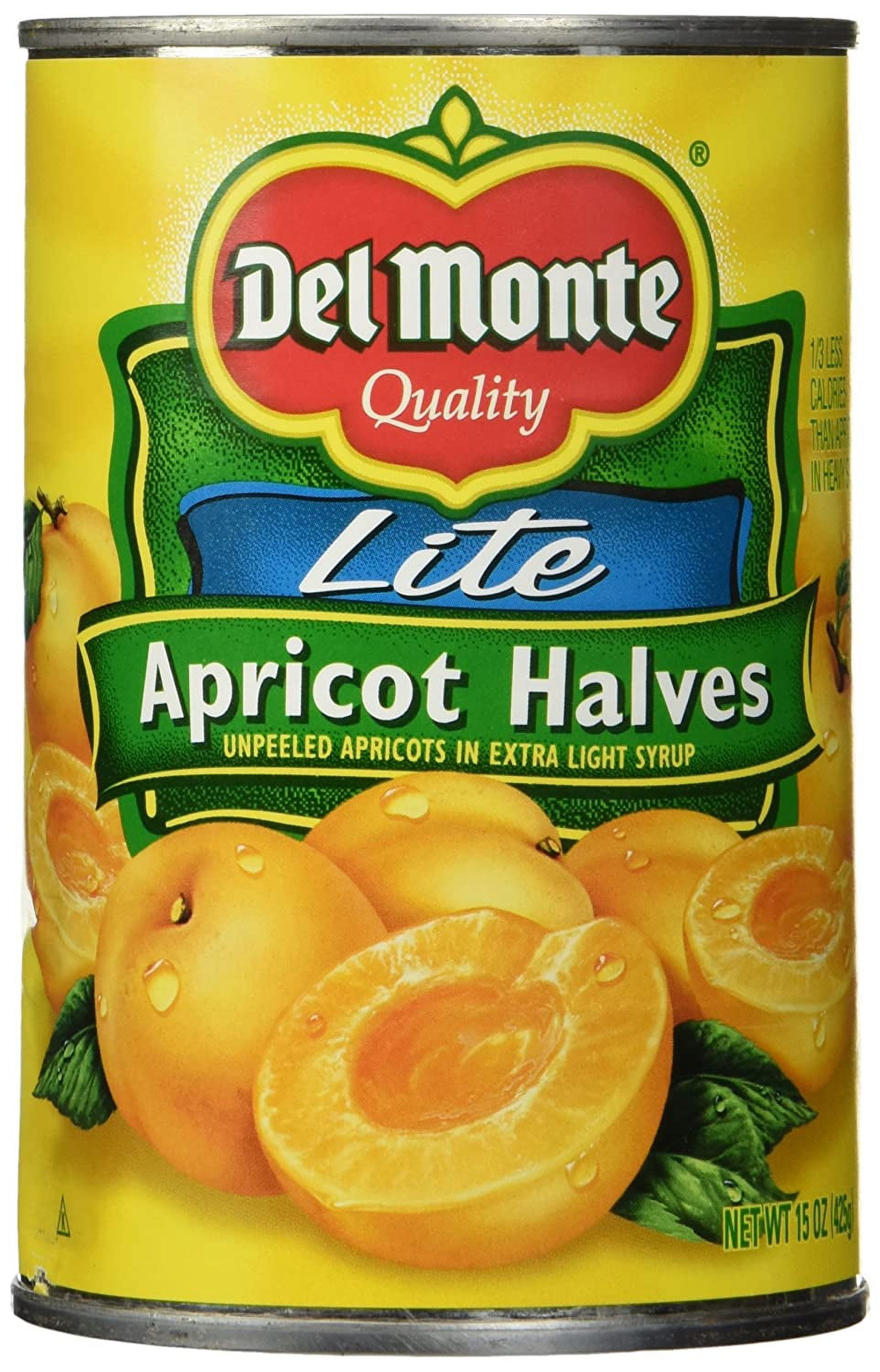 Lite Apricots in Extra Light Syrup, 15oz Can (Pack of 6) - Walmart.com