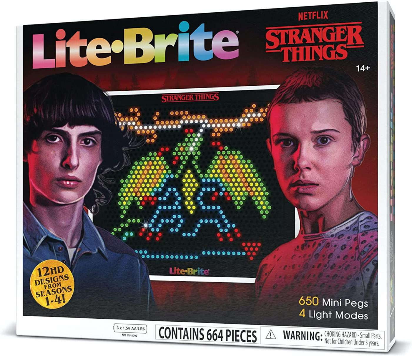 Lite Brite Stranger Things Best of Season 4 Set (650 Pieces) - Walmart.com
