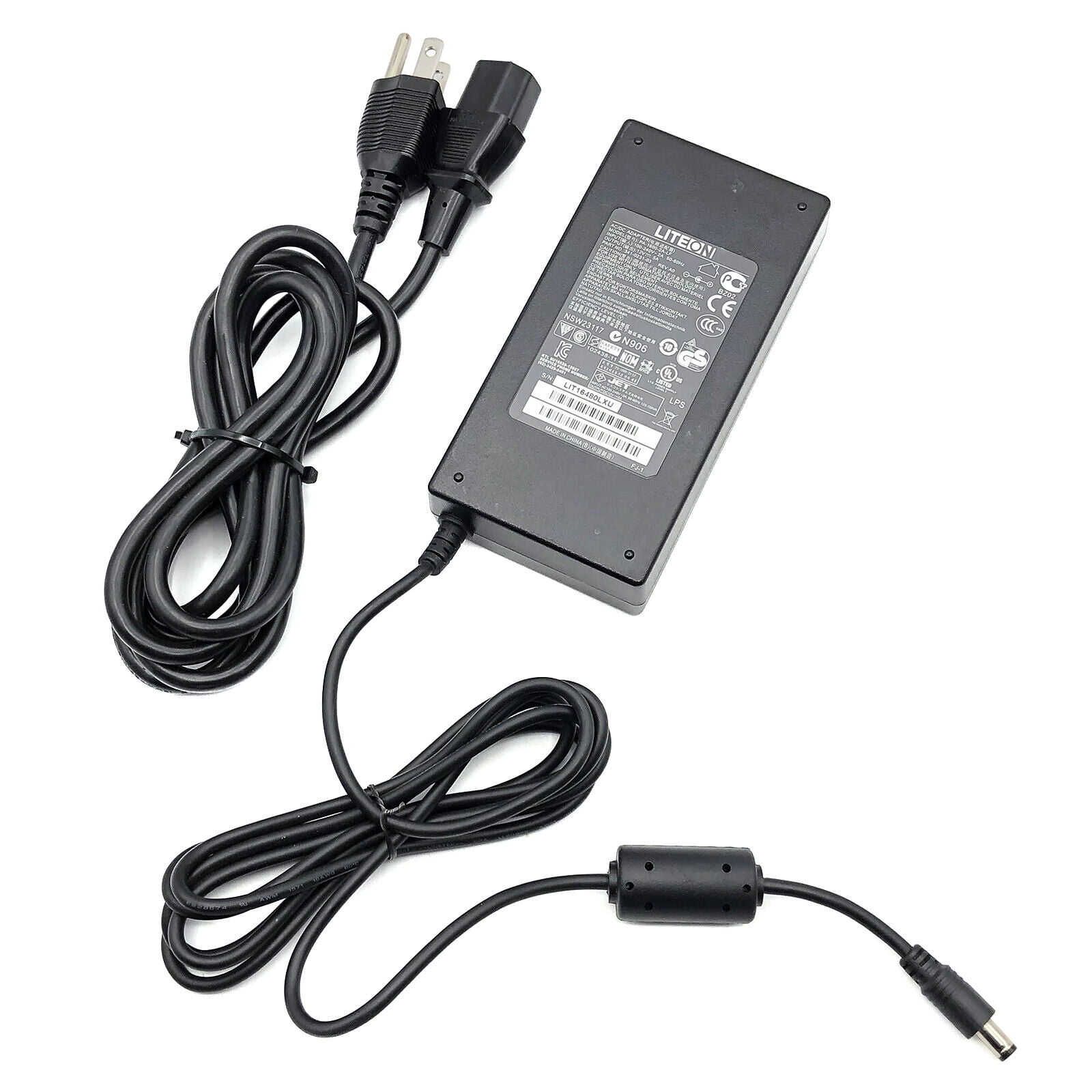 Lite-On PA-1600-2A-LF 12V 60W Power Adapter w/ Power Cord Genuine Black ...