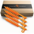 Lite Orange Tent Stakes - Tent Stakes for Sand | Screw in Earth Ground ...