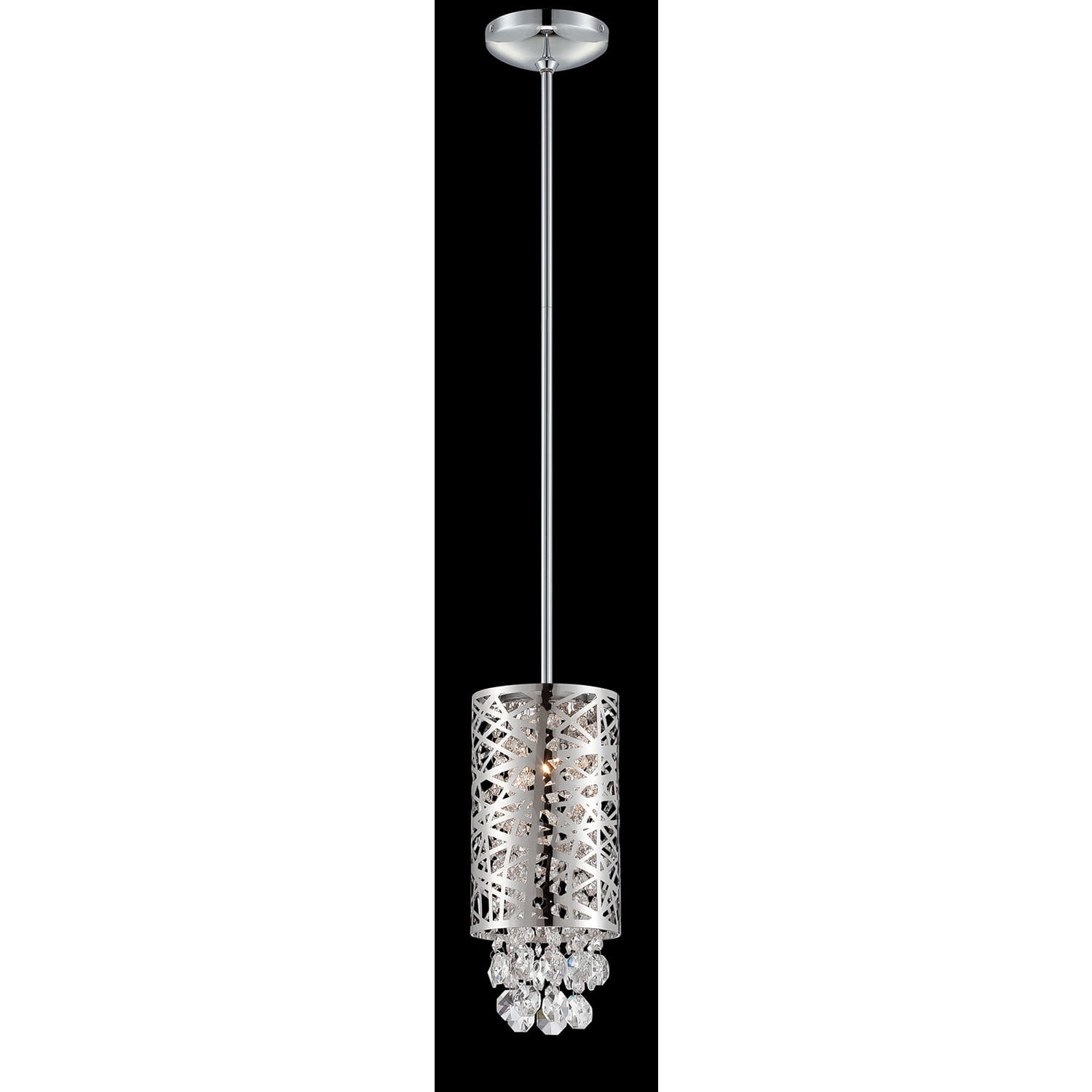Lite Source Benedetta 2 Light Pendant in Chrome - Walmart.com