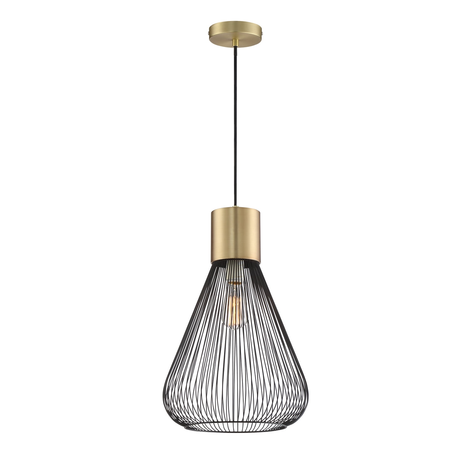 Lite Source Freira Balloon Wire-Frame Pendant - Walmart.com