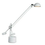 Lite Source Halotech Flexible Adjustable LED Desk Lamp - Black, Space-Saving, 8W - Walmart.com
