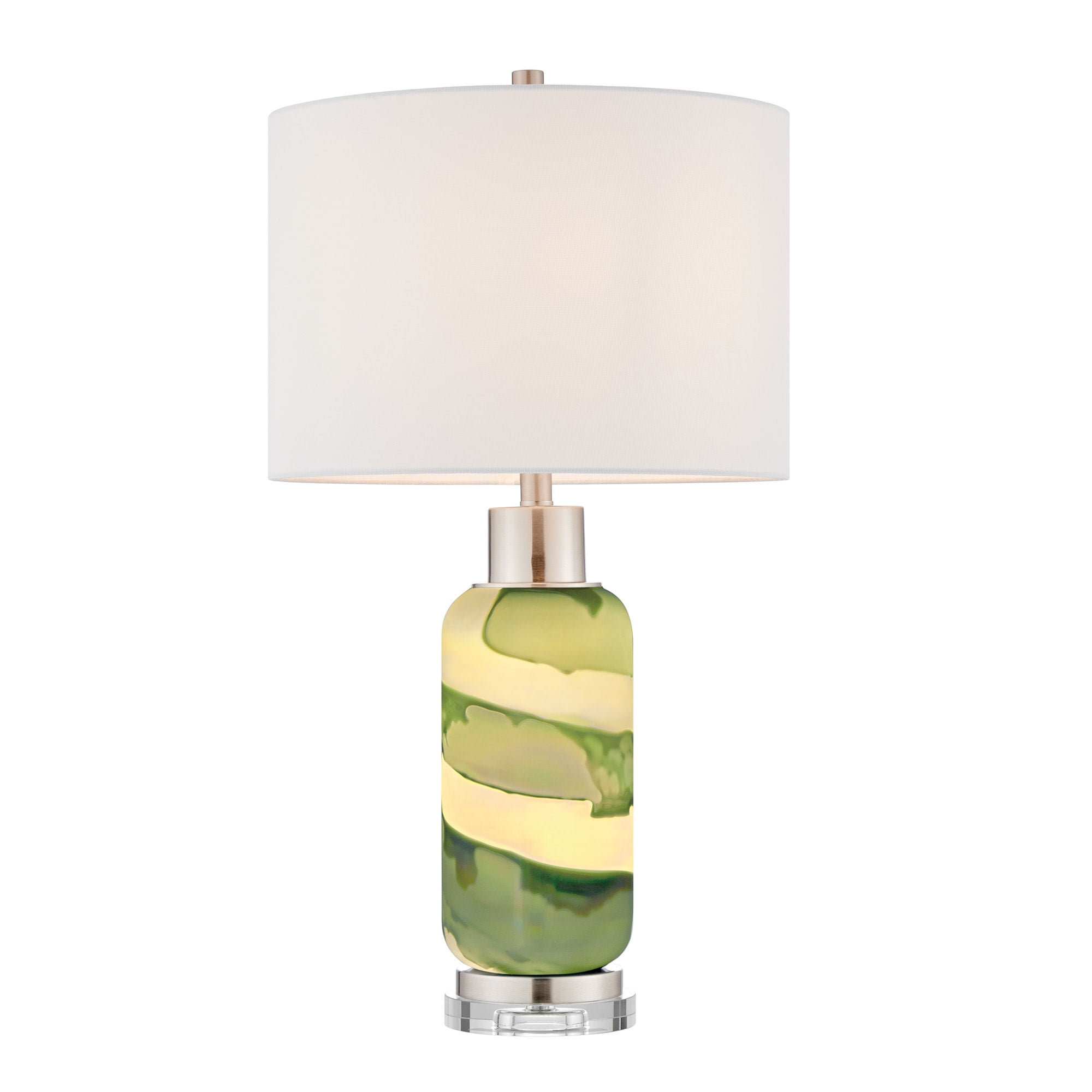 Lite Source Ls-23858 Fleming 30" Tall Led Buffet Table Lamp - Art Glass ...