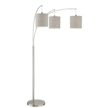 Lite Source Ls-82597 Palesa 1 Light Floor Lamp - Silver - Walmart.com