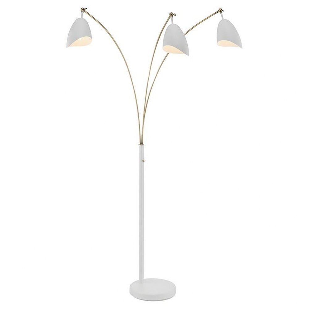 Lite Source Ls-83652/Wht Tanko 82" Tall Tree Floor Lamp - White ...