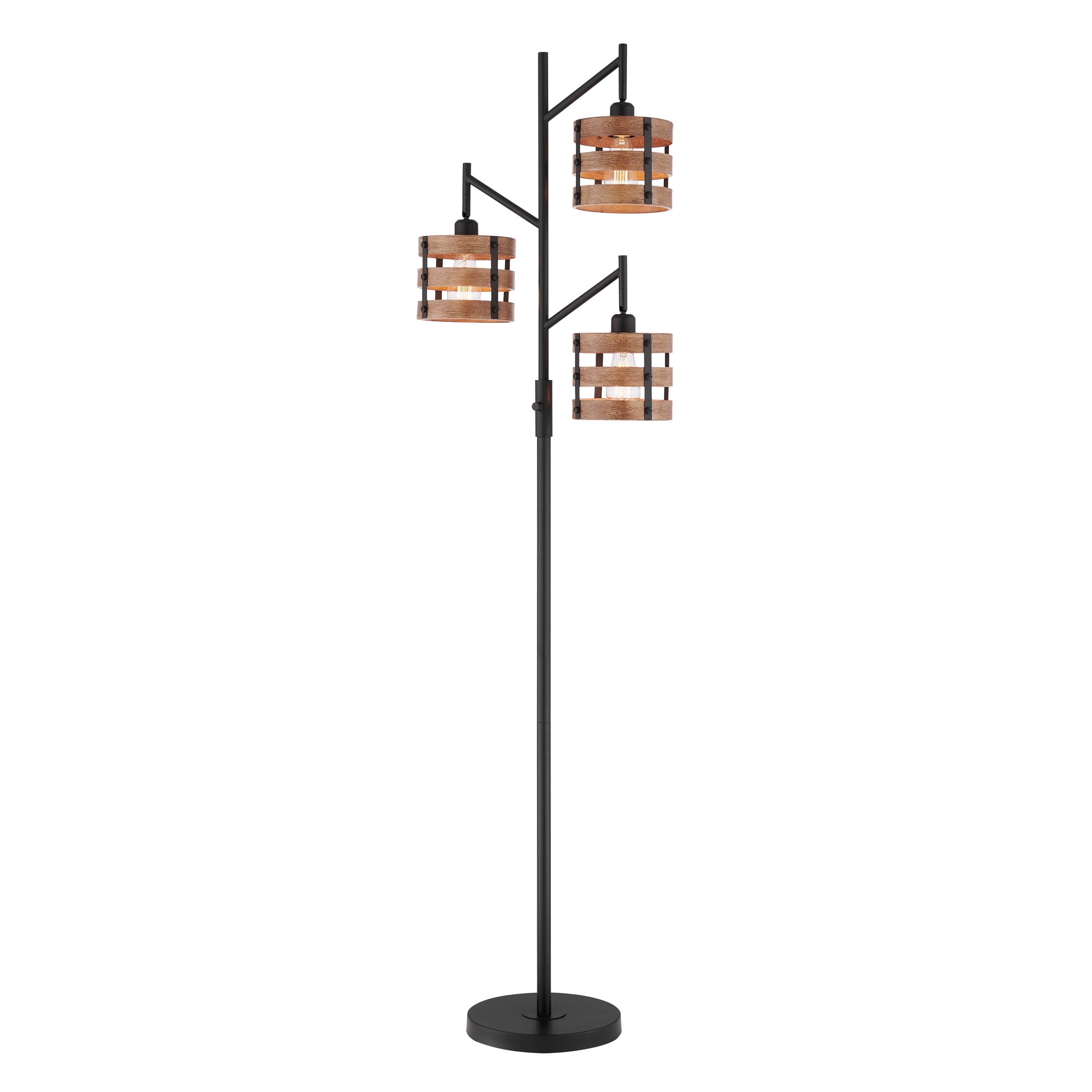 Lite Source Ls-83863 Balta 3 Light 71" Tall Tree Floor Lamp - Black ...