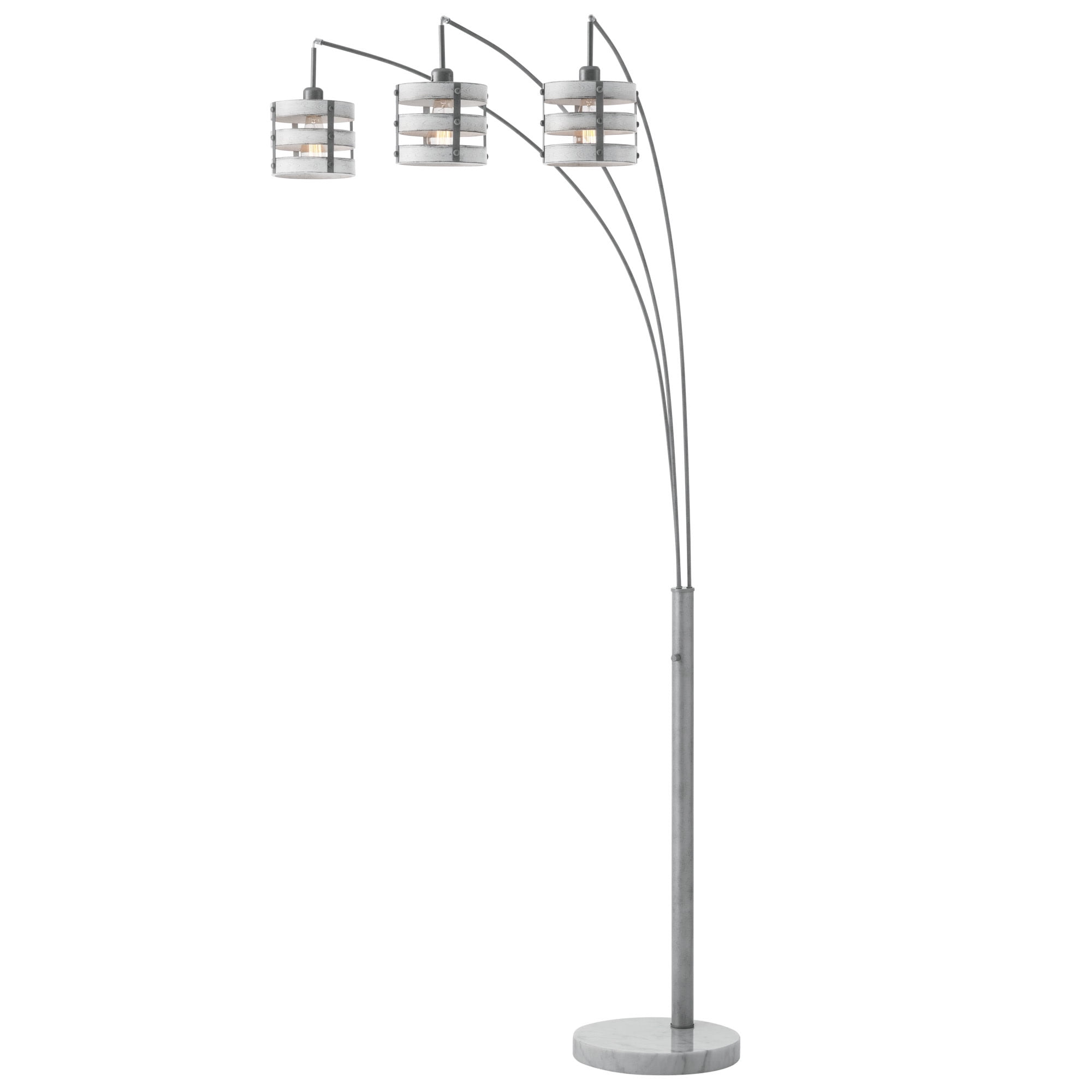 Lite Source Ls-83864 Balta 3 Light 88" Tall Arc Floor Lamp - Silver ...