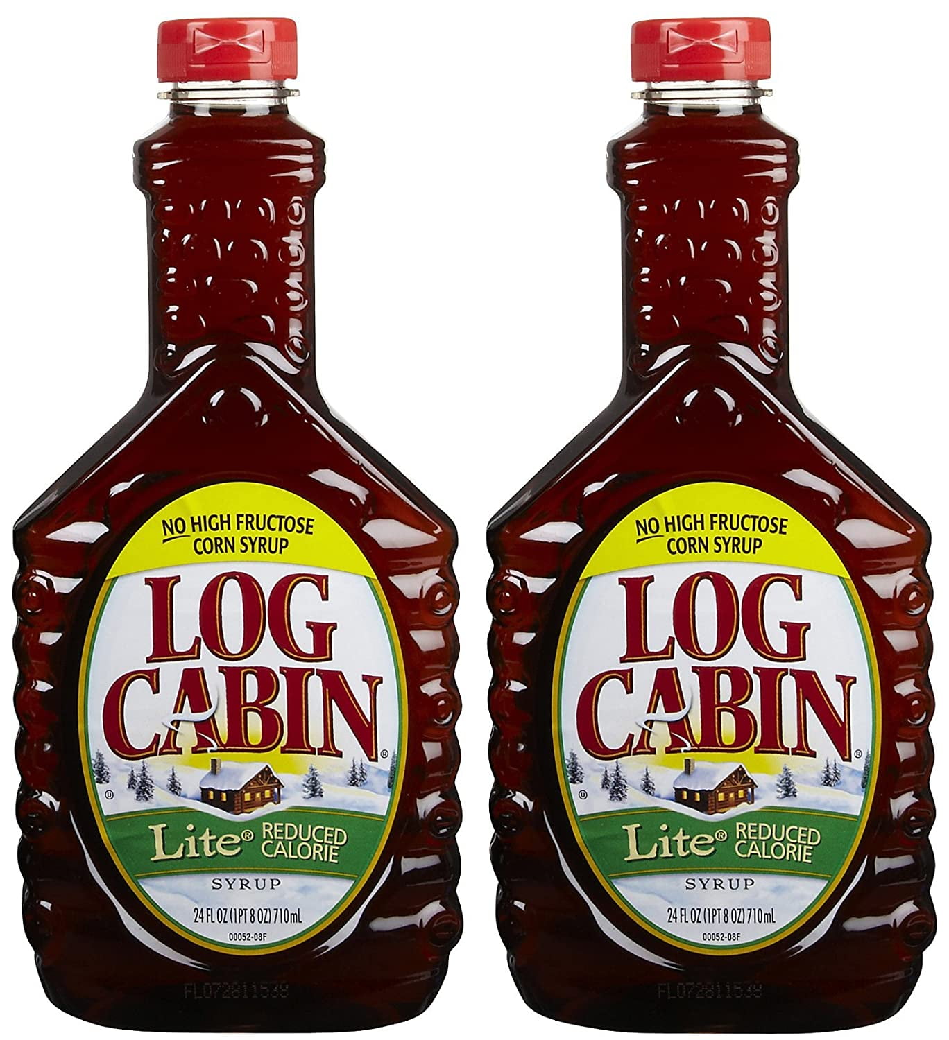 Log Cabin Lite Syrup, 24 Fl Oz (Pack of 2) - Walmart.com
