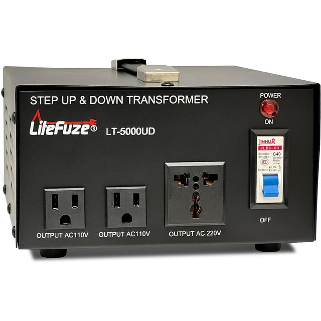 LiteFuze LT 5000UD Watt Voltage Converter Transformer Step up/Down ...