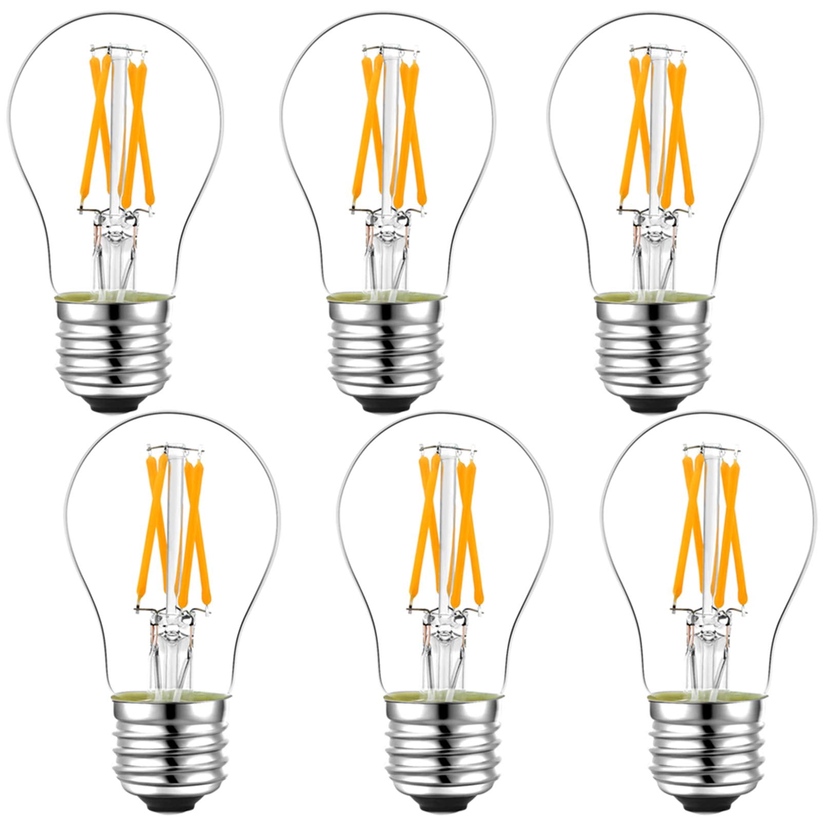 LiteHistory Dimmable E26 led Bulb 6W Equal 60 watt Vintage LED Edison ...