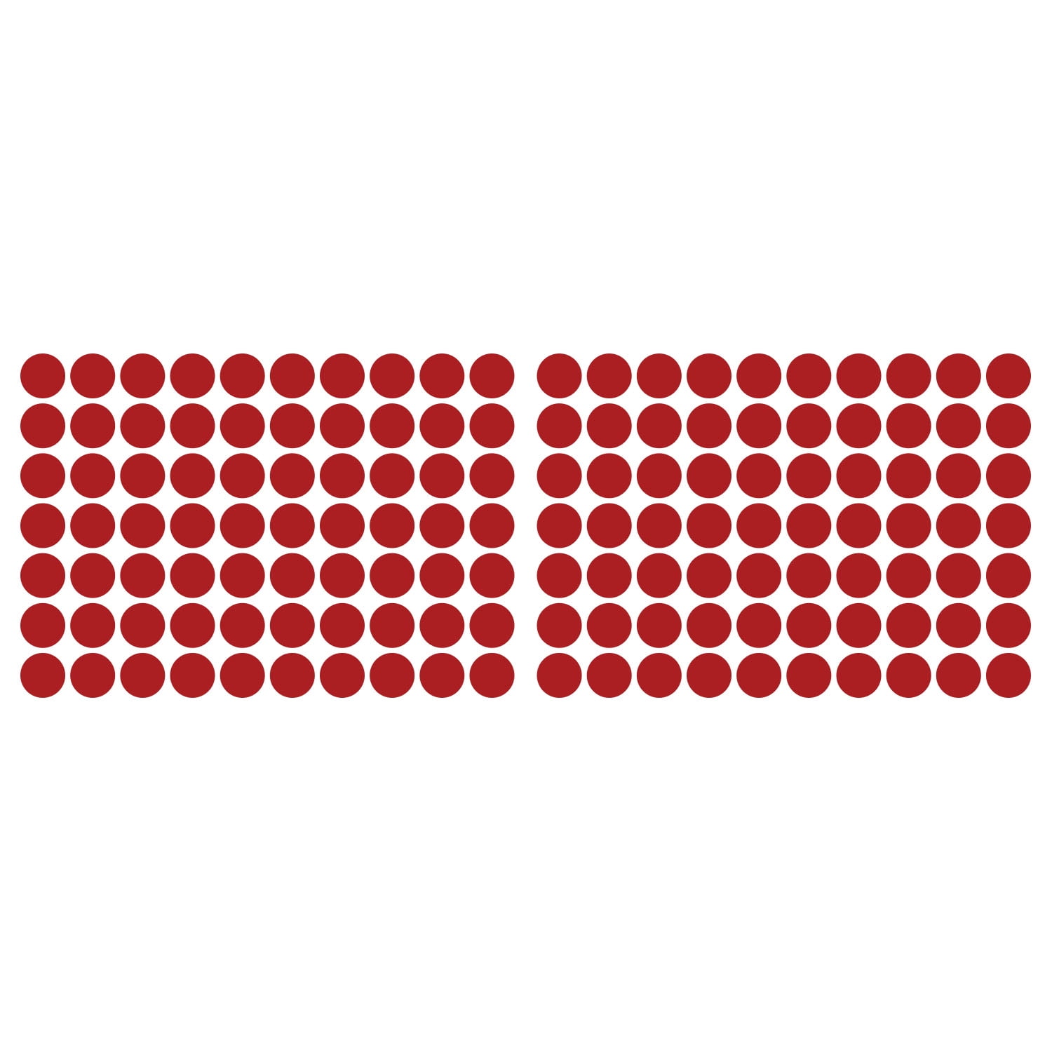 LiteMark 1 Inch Red Vinyl Removable Dot Classroom Floors & Walls Decals ...